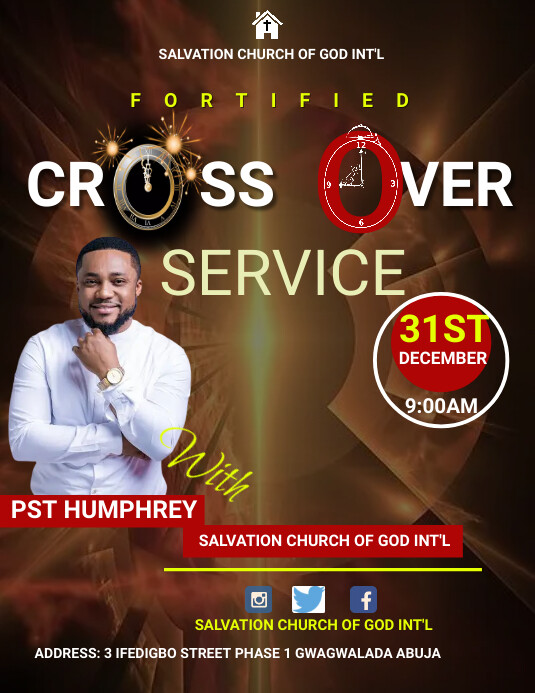 Crossover night Template | PosterMyWall