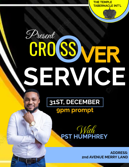 Crossover night Template | PosterMyWall