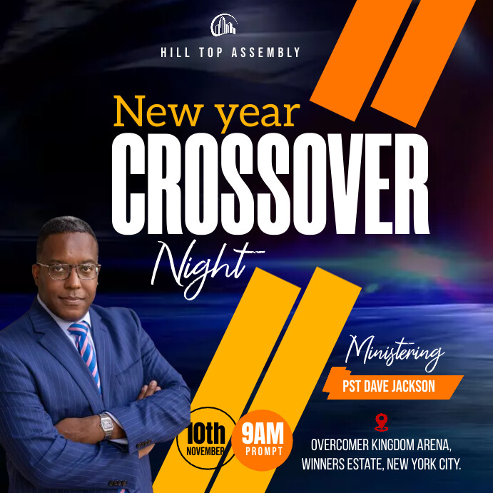 crossover night Template | PosterMyWall