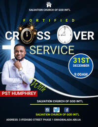 Crossover Church flyer Template | PosterMyWall