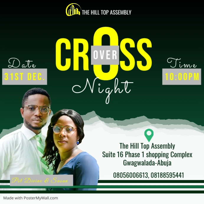 crossover night Template | PosterMyWall