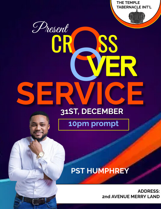 Crossover night Template | PosterMyWall