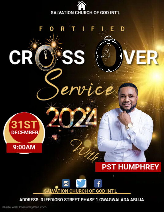 Crossover night Template | PosterMyWall