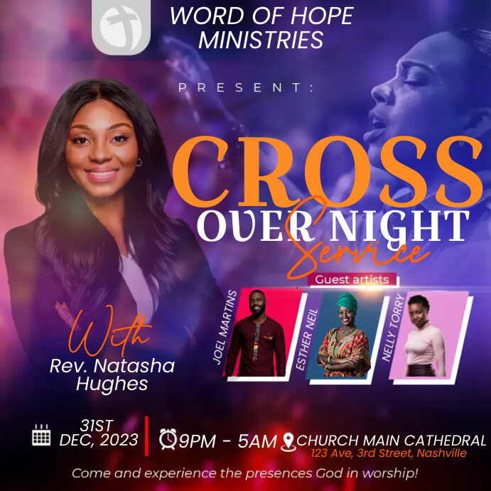 crossover night flyer Template | PosterMyWall