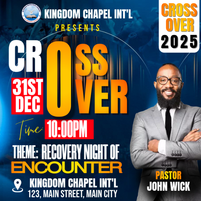 crossover night party Template | PosterMyWall