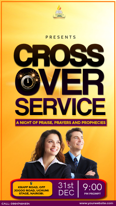Crossover Night Service Template | PosterMyWall