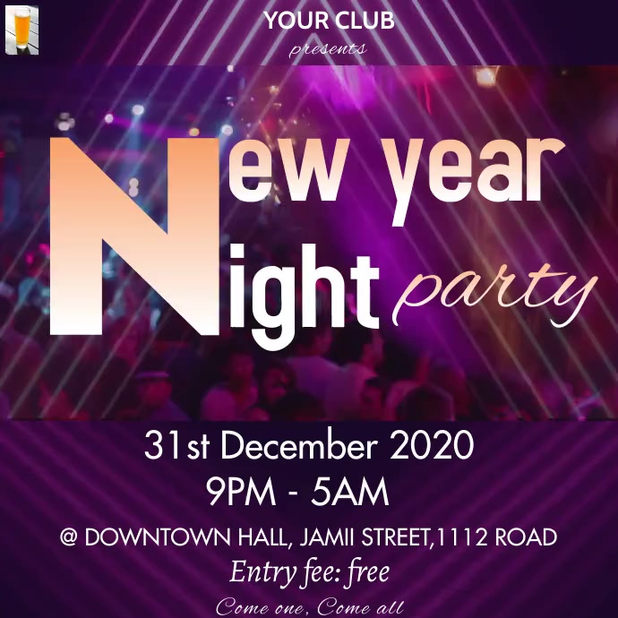 crossover party Template | PosterMyWall