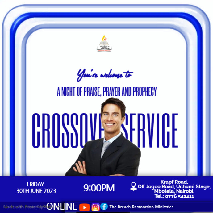 Plantilla de crossover program | PosterMyWall