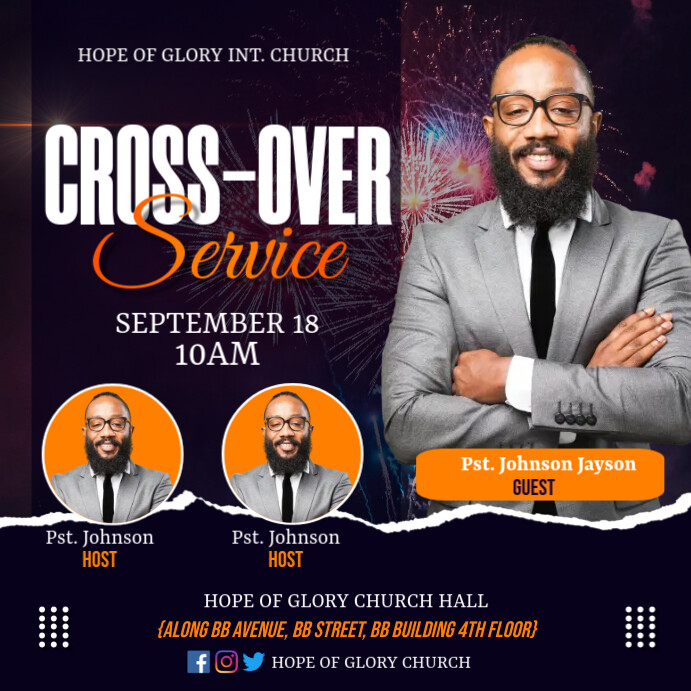 Plantilla de Servicio de Crossover | PosterMyWall