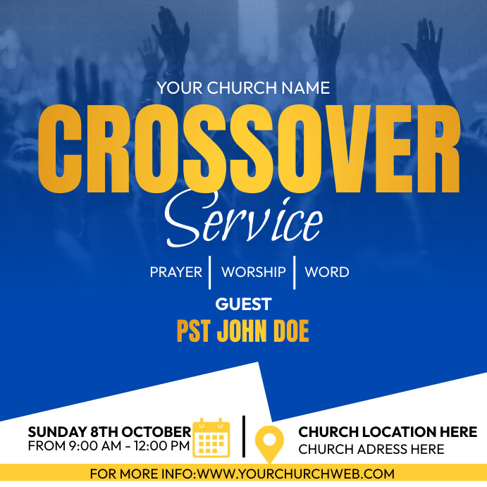 Plantilla de crossover service | PosterMyWall
