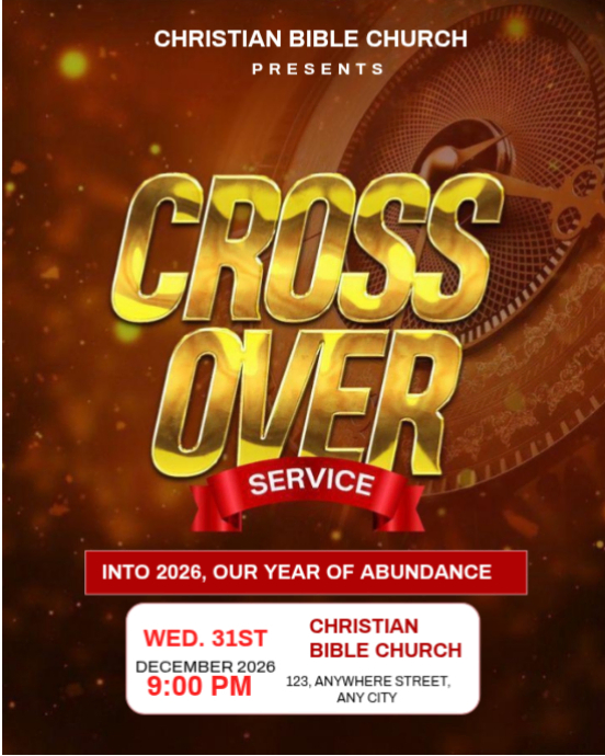 Crossover service Template | PosterMyWall