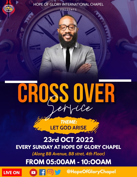 Crossover service Template | PosterMyWall