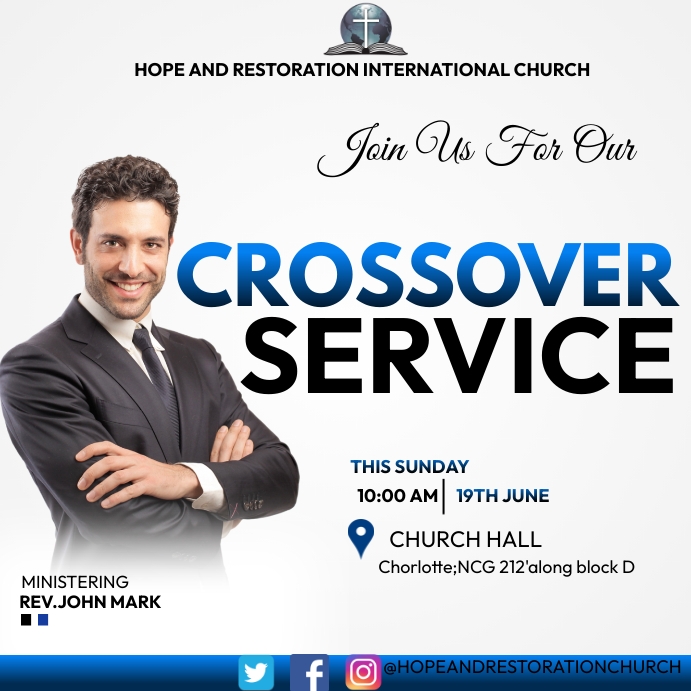 crossover service Template | PosterMyWall
