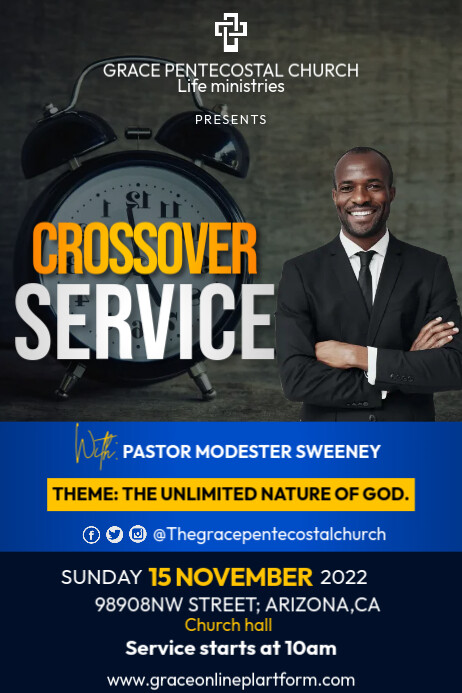 Layanan Crossover Templat | PosterMyWall