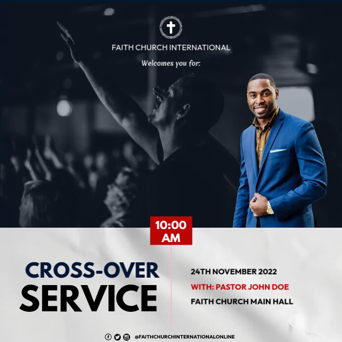 crossover service Template | PosterMyWall