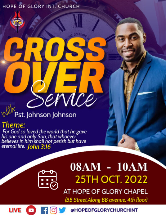 Copy of Crossover service | PosterMyWall