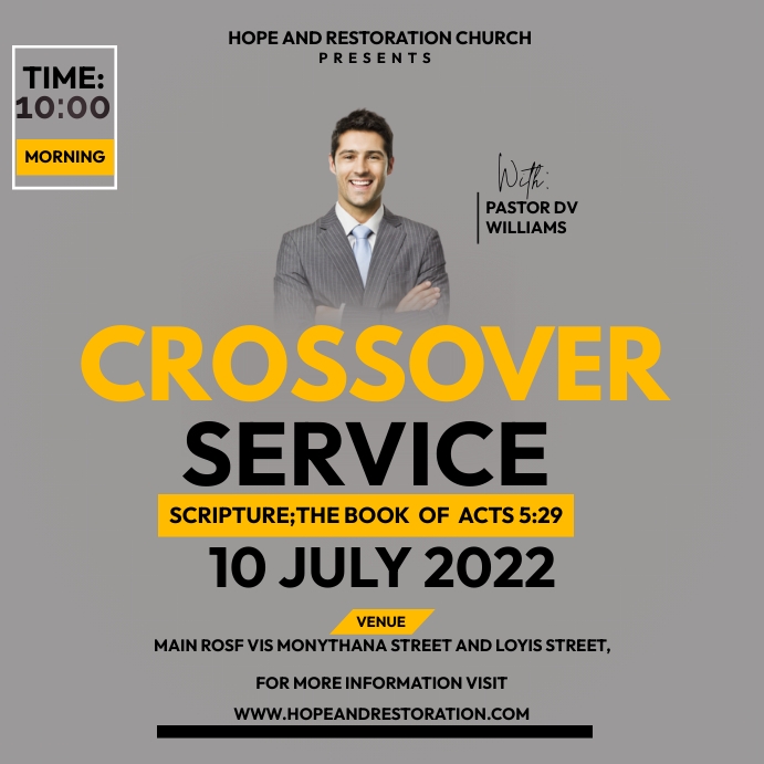 crossover service Template | PosterMyWall