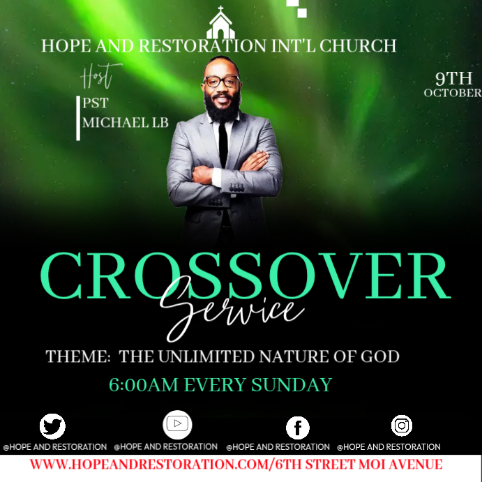 Plantilla de CROSSOVER SERVICE | PosterMyWall