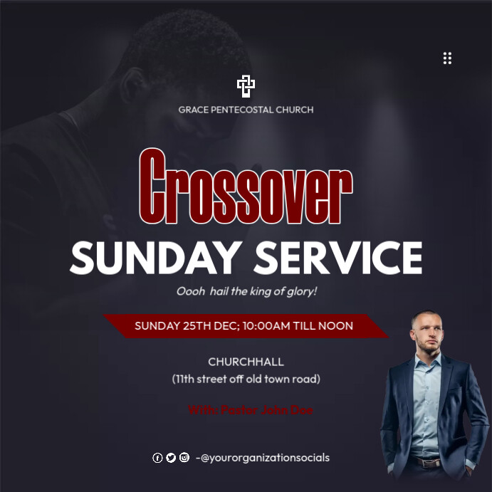 Plantilla de Servicio de Crossover | PosterMyWall