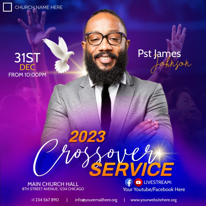 Copy of crossover service flyer | PosterMyWall