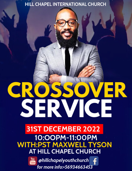 crossover service flyer template (1) | PosterMyWall