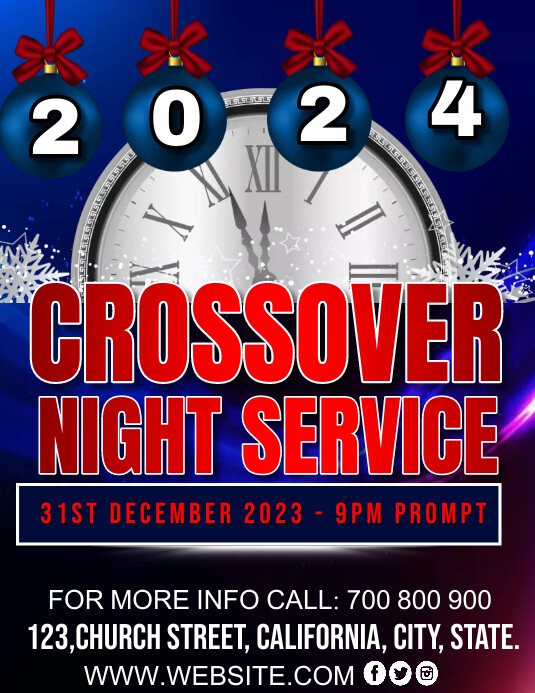 crossover service invitation flyer Template | PosterMyWall