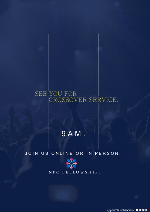 Crossover service poster Template | PosterMyWall