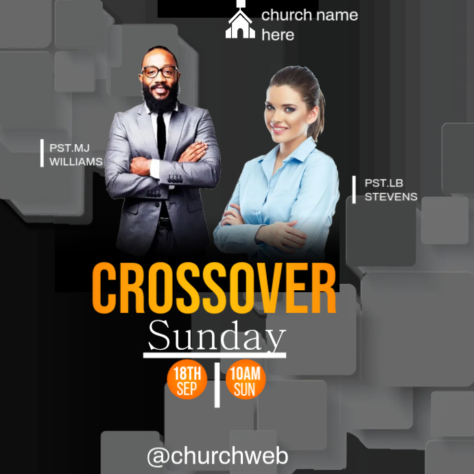 crossover sunday Template | PosterMyWall