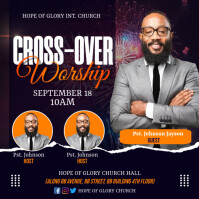 Crossover Worship Template | PosterMyWall