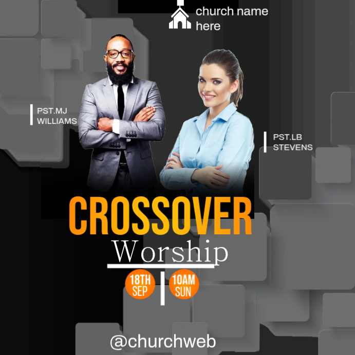 Copy of crossover worship | PosterMyWall