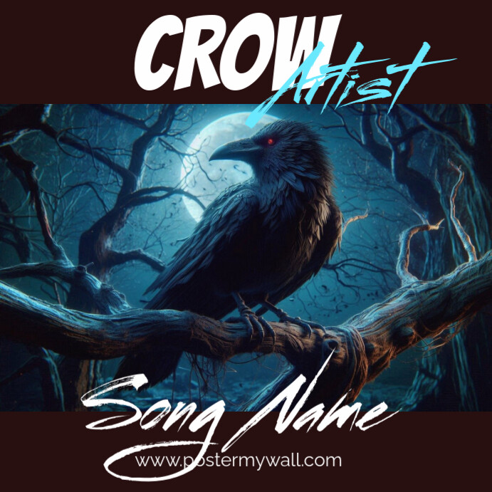 Plantilla de crow album cover | PosterMyWall