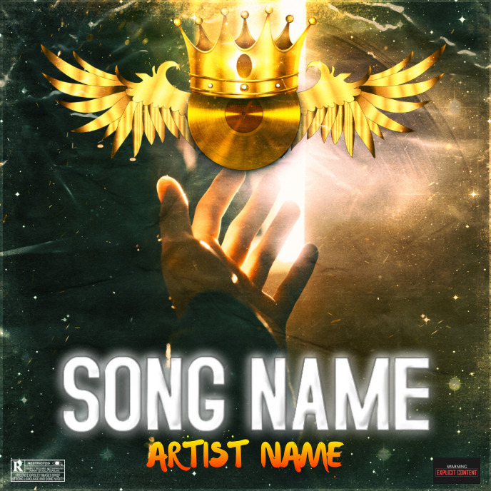 Crown Album Cover music CD trap mixtape rap ( Template | PosterMyWall