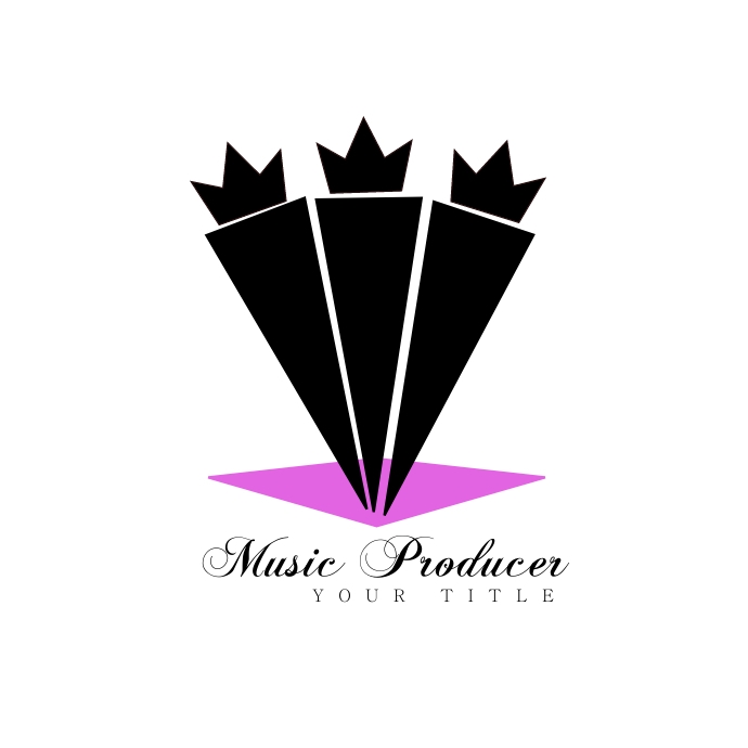 Crown Diamond Music Producer Logo Template | PosterMyWall