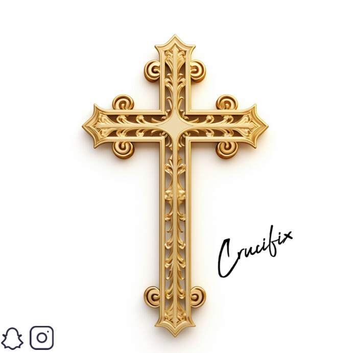 Crucifix logo free Template | PosterMyWall