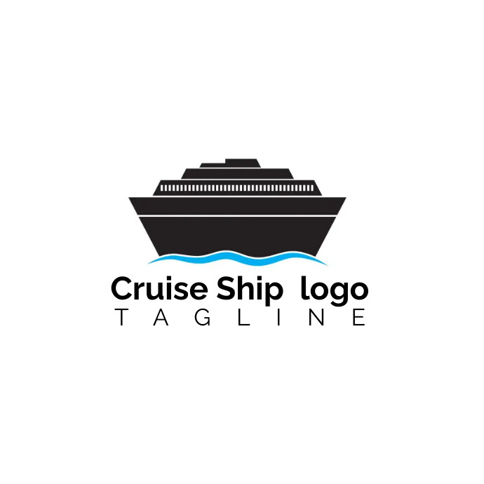 Cruise Ship Logo Beach Summer Cruise Ship Logo Design Template | Free
