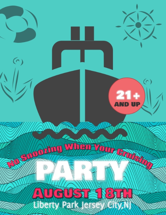 Cruise ship Party Template | PosterMyWall