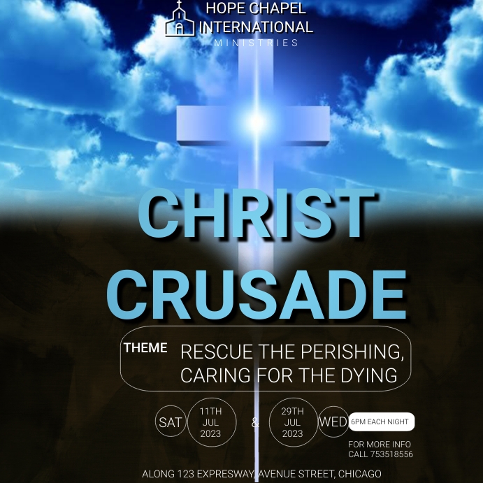 Copy of crusade | PosterMyWall