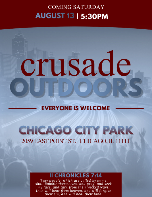 Crusade Template | PosterMyWall