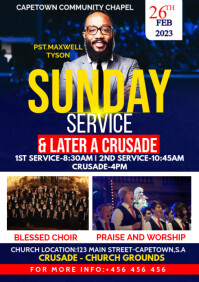 church crusade flyer template | PosterMyWall