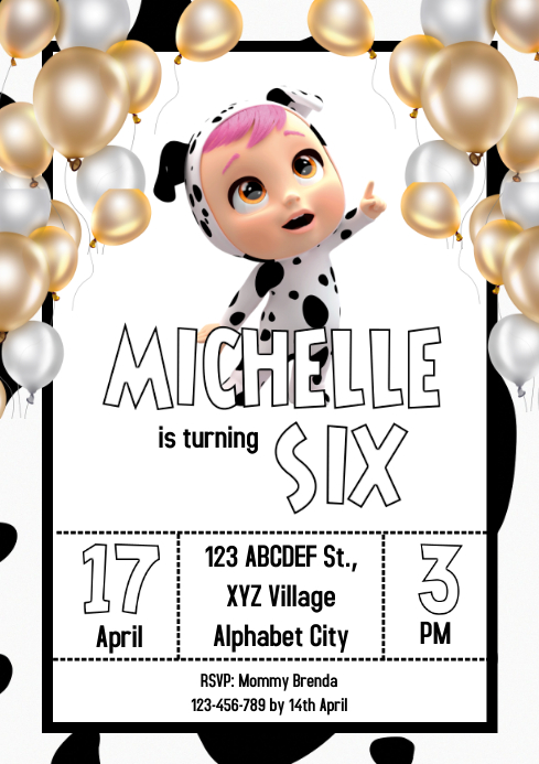 Cry Babies Birthday Invitation Template | PosterMyWall
