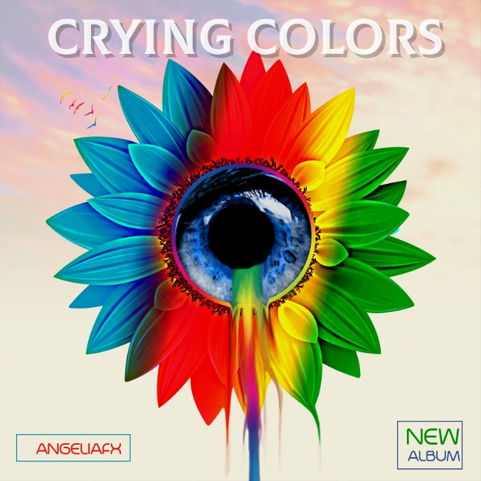 Plantilla de Crying Colors Album Artwork Cover | PosterMyWall
