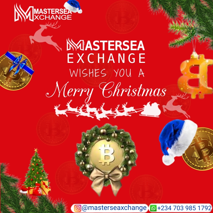 Crypto ads seasonal greeting flyer Template | PosterMyWall