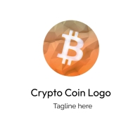 Crypto coin logo design template | PosterMyWall