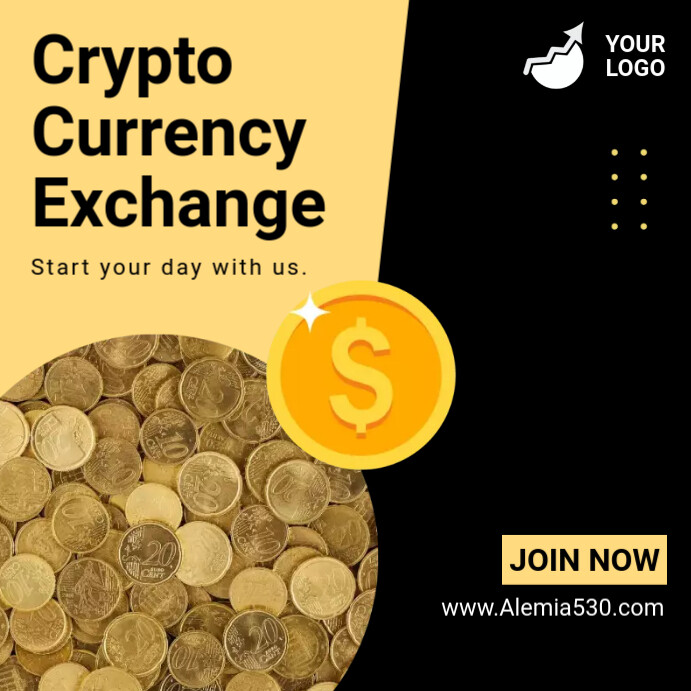 Crypto Currency Exchange Template | PosterMyWall