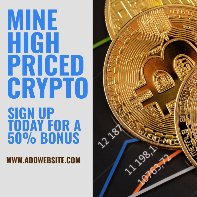 CRYPTO CURRENCY FLYER Template | PosterMyWall