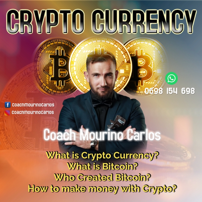 CRYPTO CURRENCY POSTER Template | PosterMyWall
