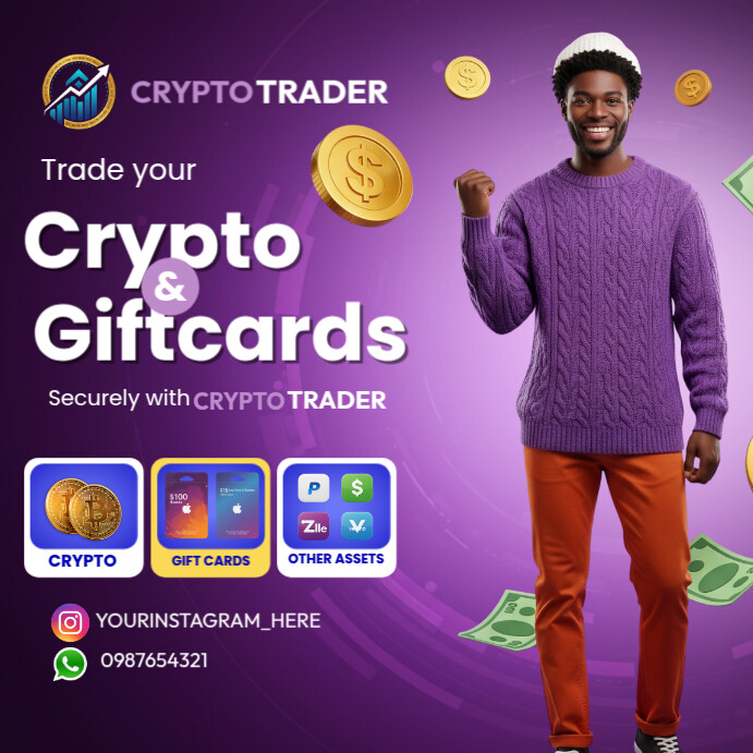 Plantilla de Crypto Flyers Template | PosterMyWall