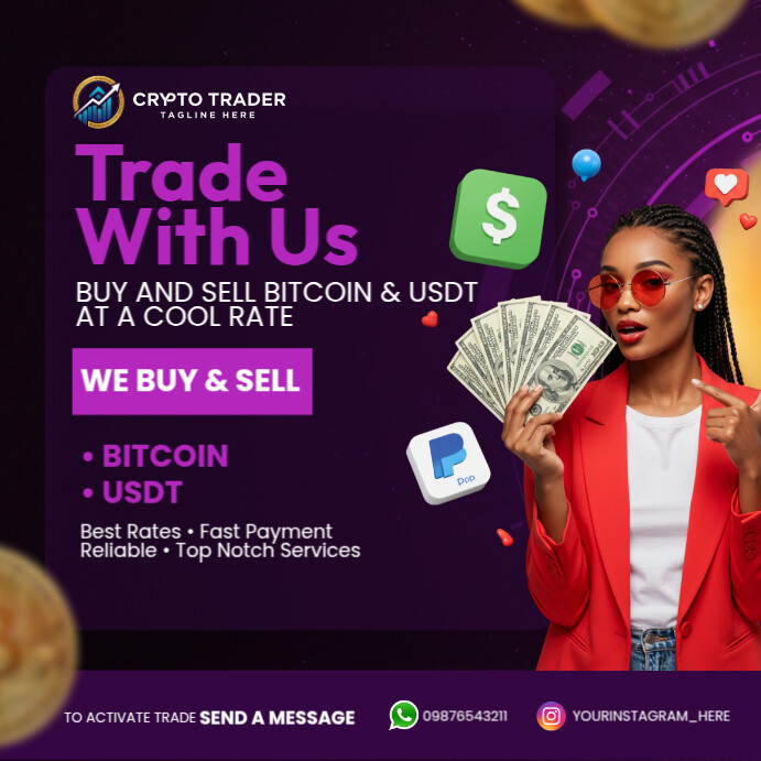 Crypto Flyers Template | PosterMyWall