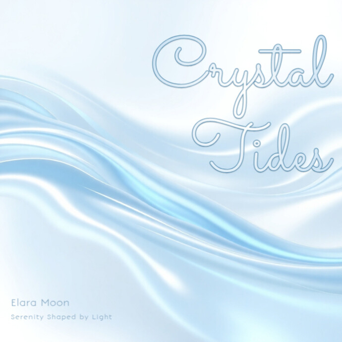 Crystal Tides – Ambient Music Album Cover Editable Template | PosterMyWall