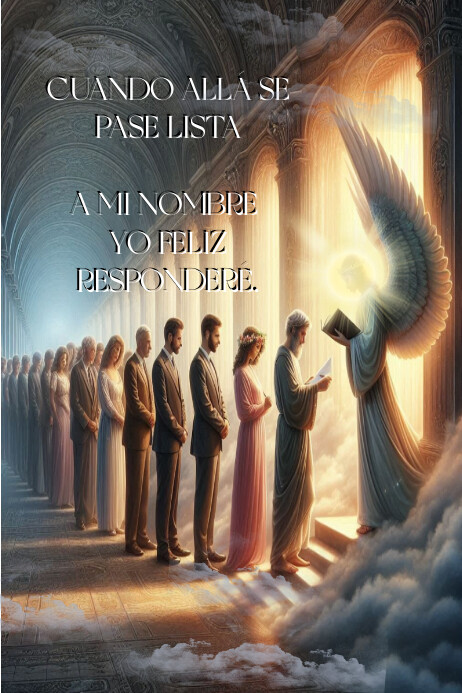 Copy of cuando allá se pase lista | PosterMyWall